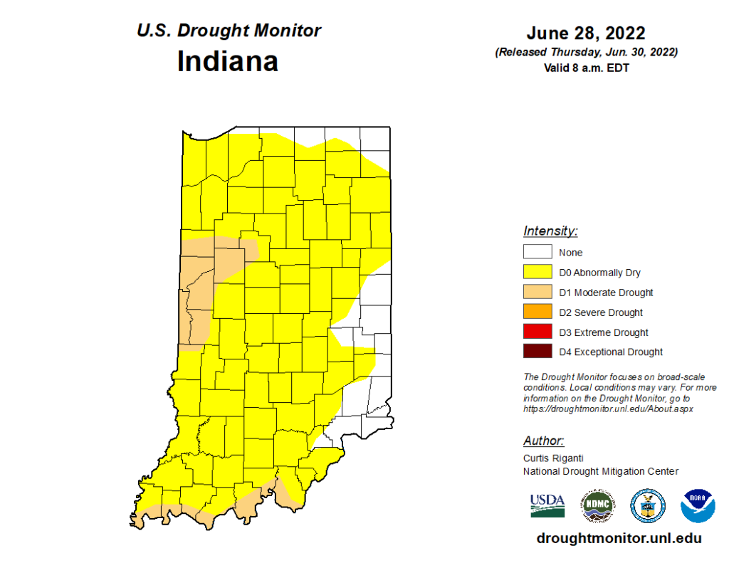Is Indiana Experiencing A Flash Drought? | Purdue University Pest&Crop ...