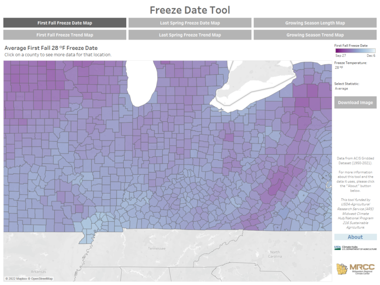 Trends In The First Fall Freeze | Purdue University Pest&Crop newsletter